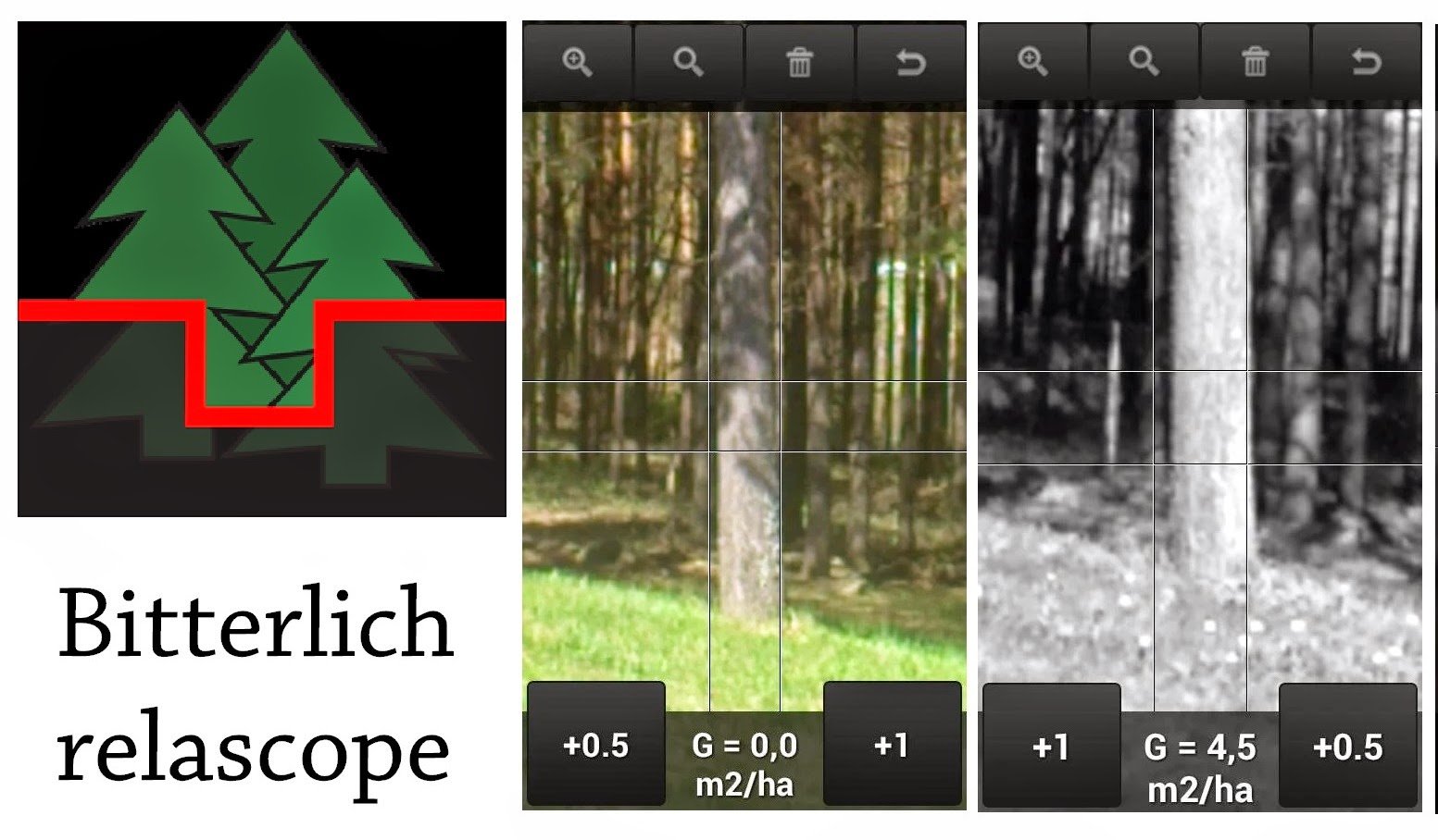 apps forestales: Bitterlich Relascope | Mendea Medio Ambiente